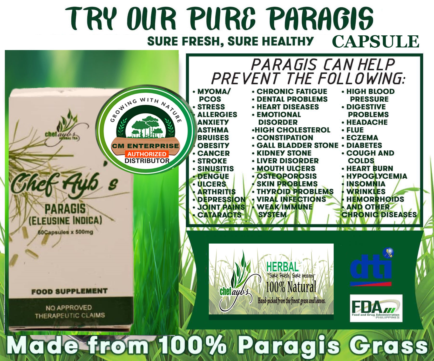 Chef Aybs Paragis Pure Capsules - 60 Capsules – Perth Affordable ...