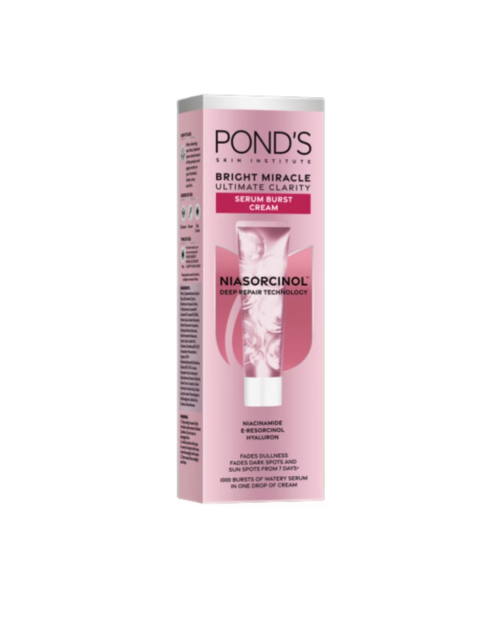 PONDS Bright Miracle Serum Burst Ultimate Clarity with Niasorcinol Cre ...