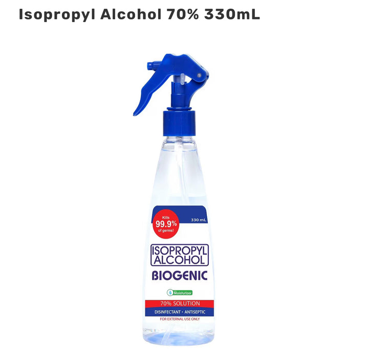 BIOGENIC Isopropyl Alcohol 70% 330mL – Perth Affordable Beauties PTY LTD
