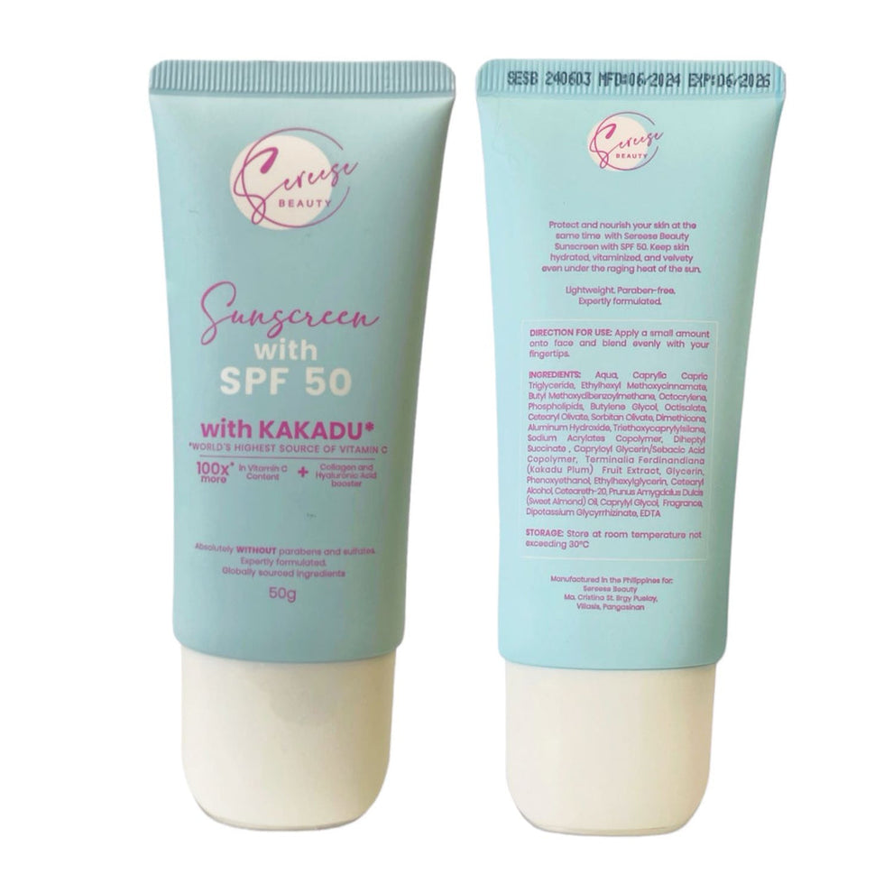 Sereese Beauty Sunscreen with SPF50 with KAKADU - 50ml – Perth ...