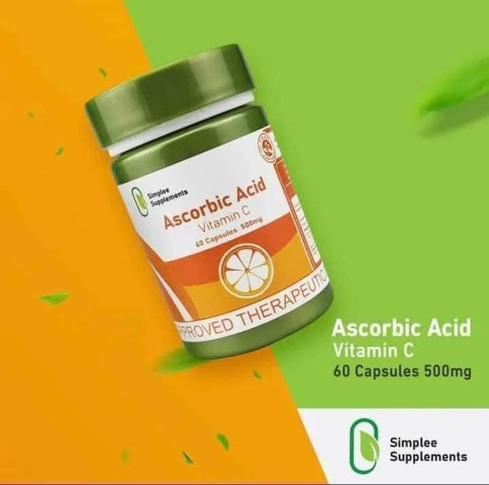 Simplee Supplements Ascorbic Acid Vitamin C 60 Capsules – Perth ...