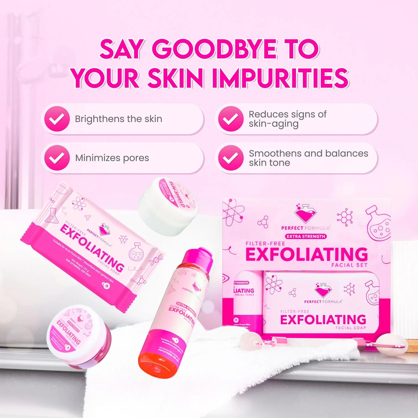 Perfect Formula Filter Free Exfoliating Set EXTRA STRENGTH – Perth ...