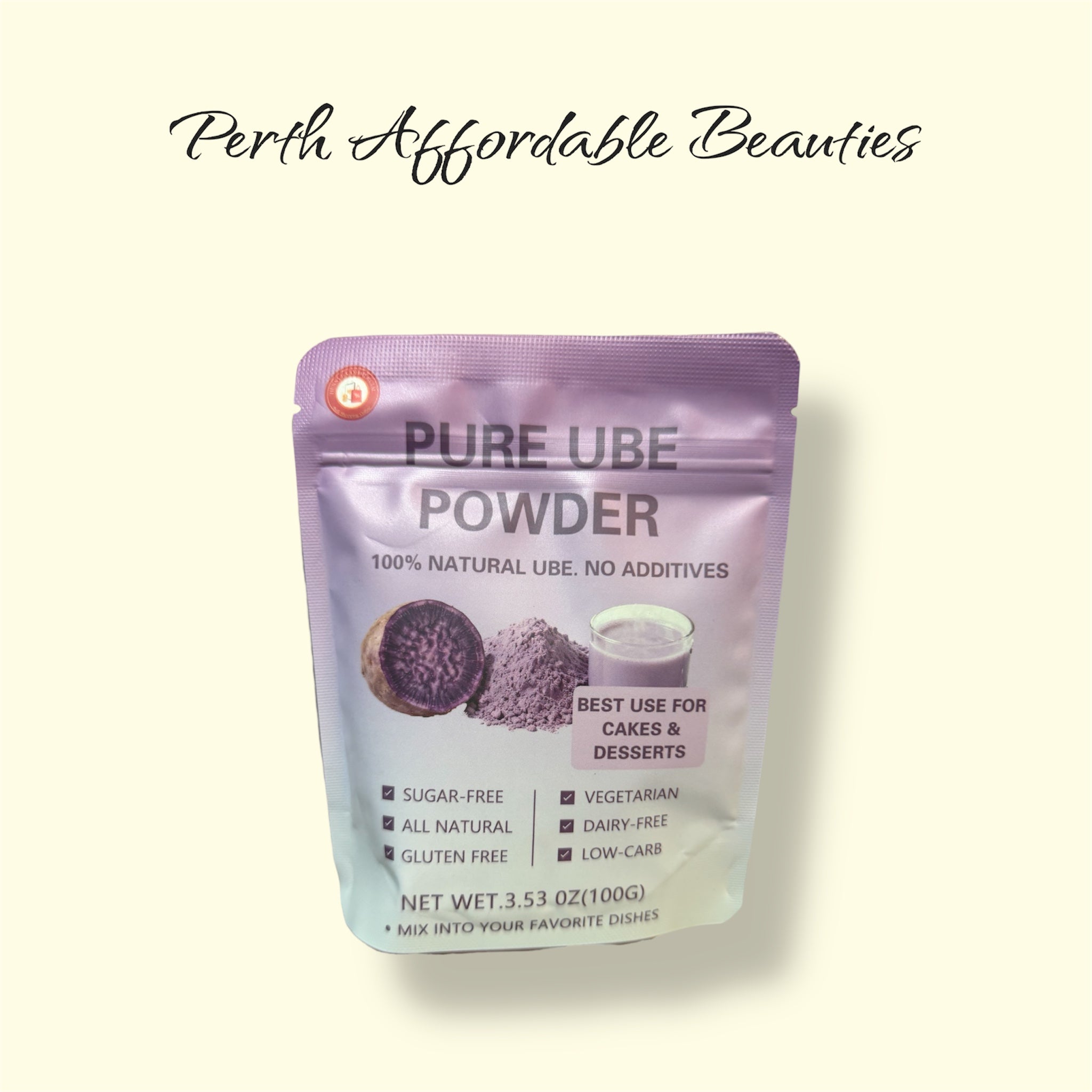 NUTRICOST 100% NATURAL PURE UBE POWDER (Fine Ground, No Additives, Veg ...